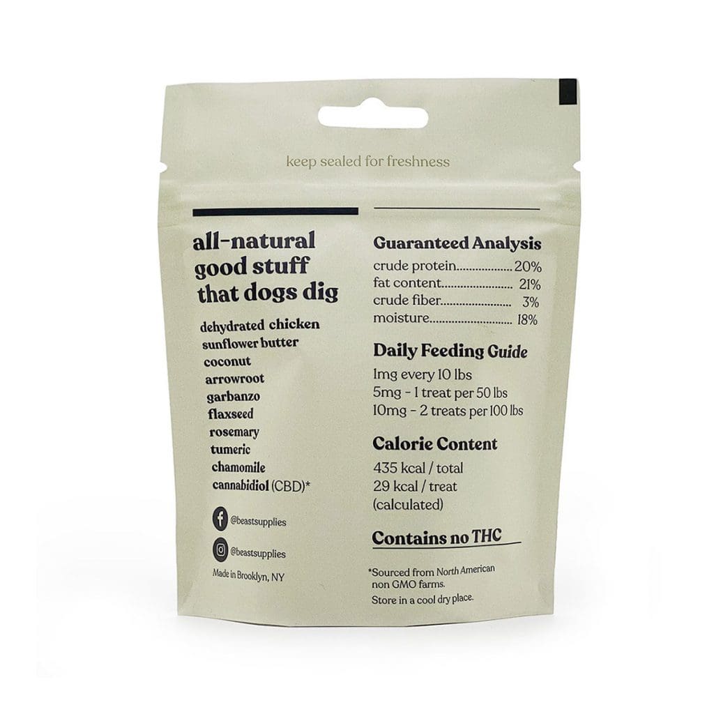 Hemp Infused Dog Treats: Chewy, All-Natural Beast Dog Treats